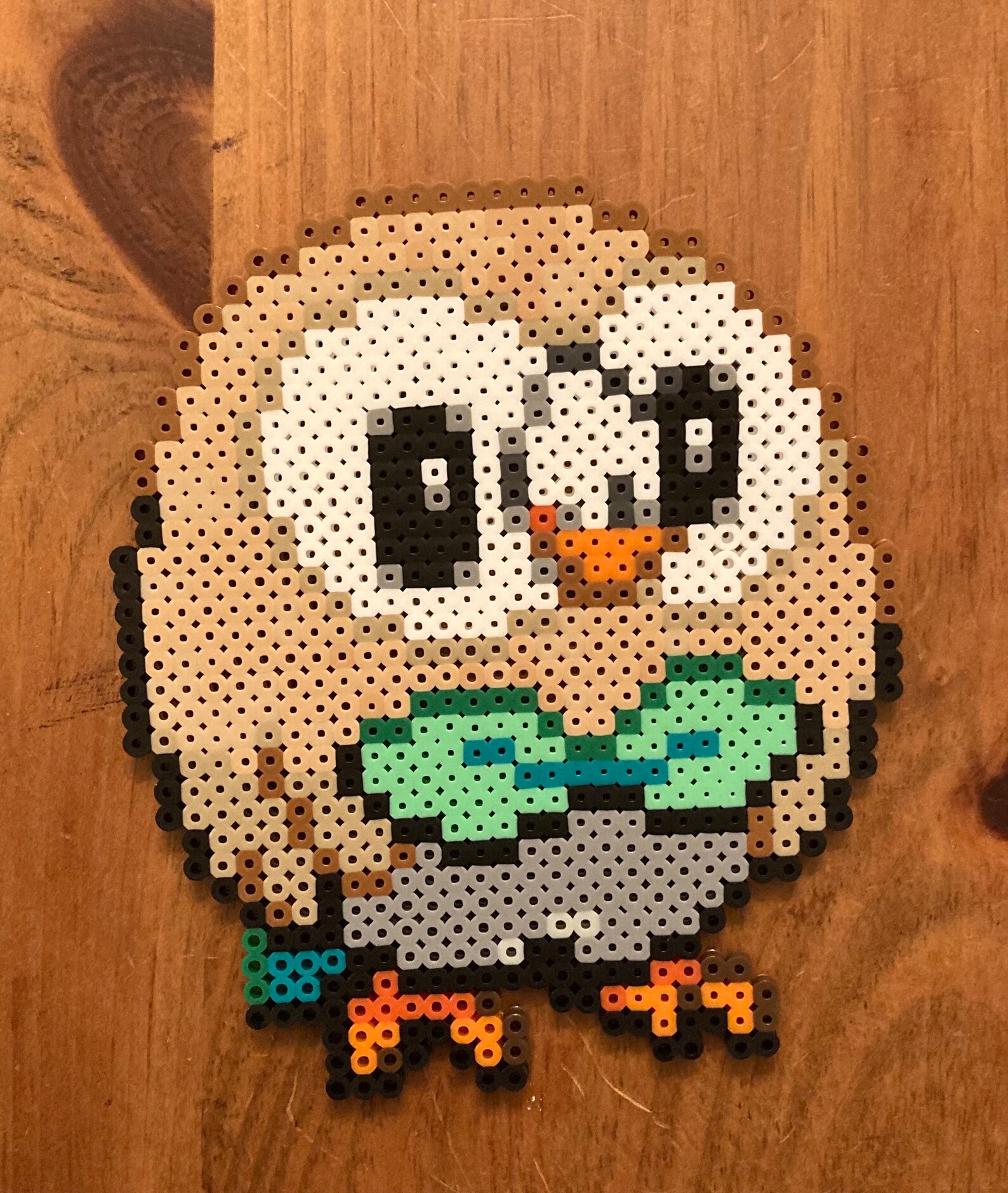 Rowlet Pokemon Perler Bead - Etsy
