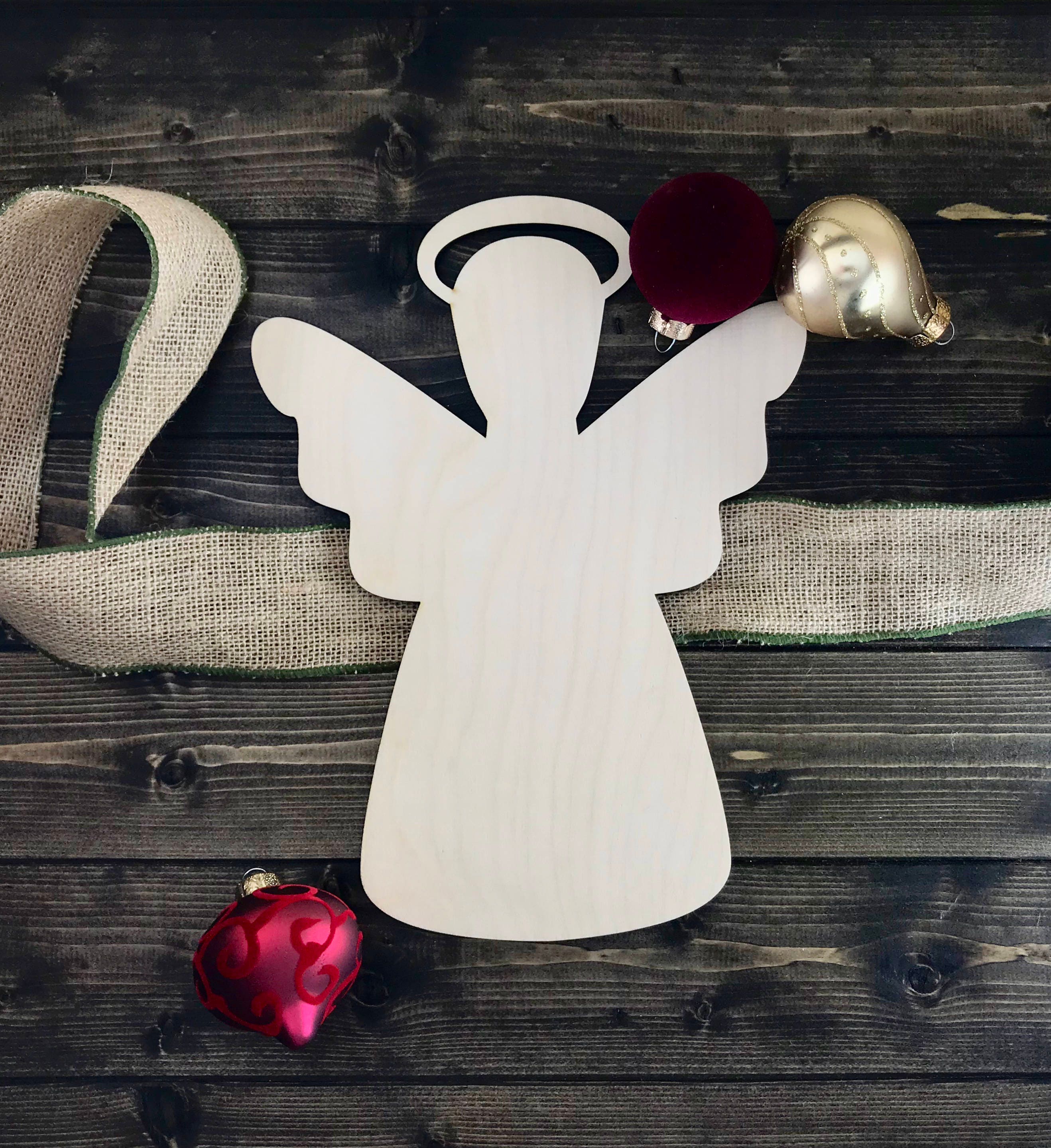 Angel Cutout Angel Shape Angel Christmas Christmas Angel | Etsy