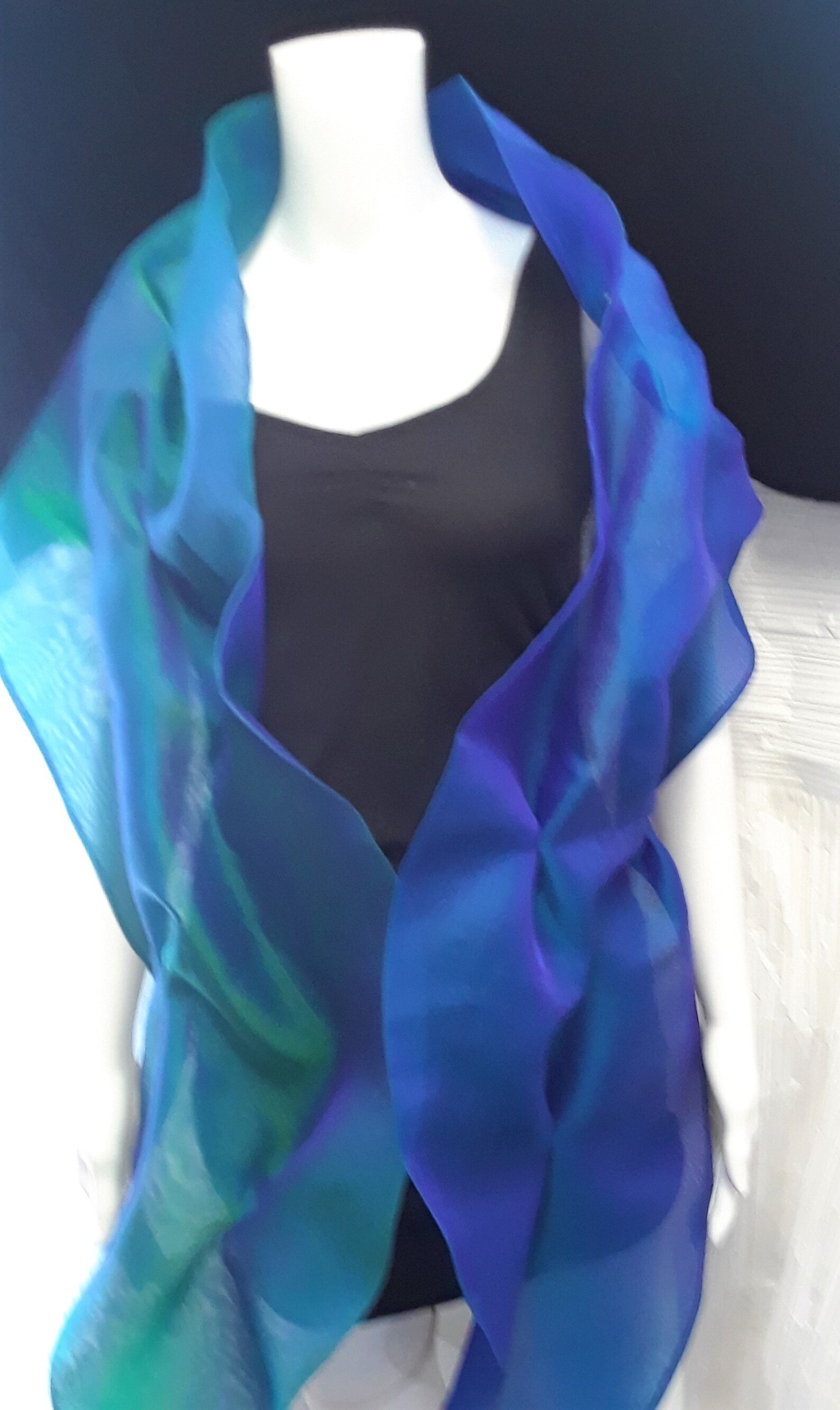 Two Tone Organza Wrap - Etsy