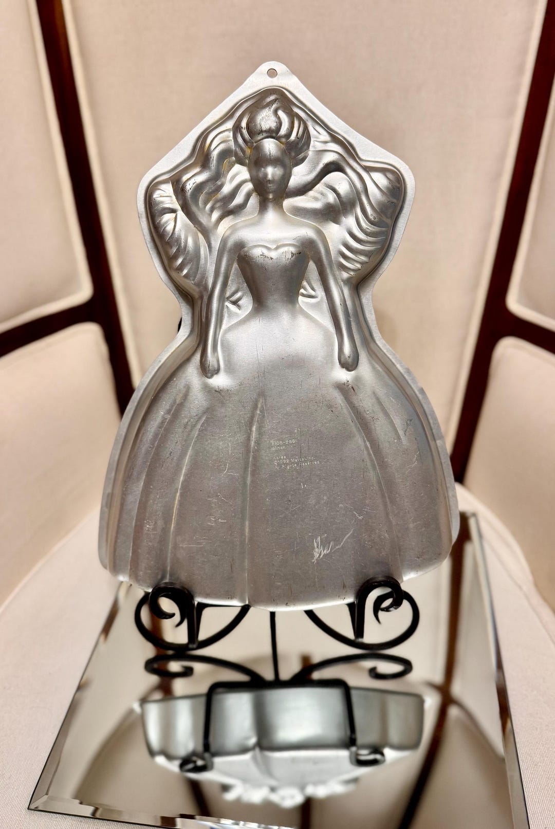 Vintage 1992 Mattel Barbie Cake Pan by Wilton Aluminum Baking Mold - Etsy