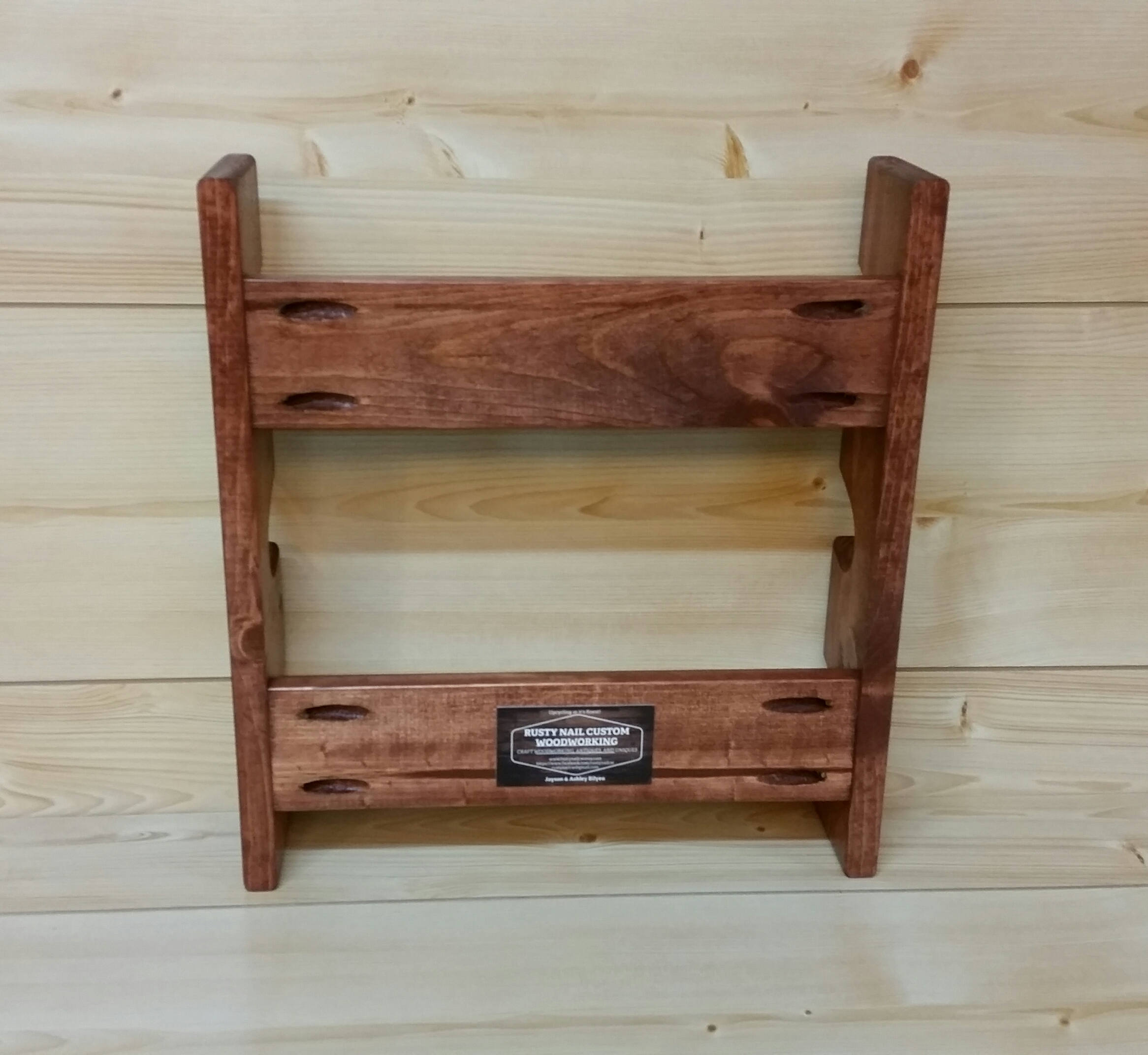 Rolling Pin Rack with Three Slots Multiple Rolling Pin Rack | Etsy