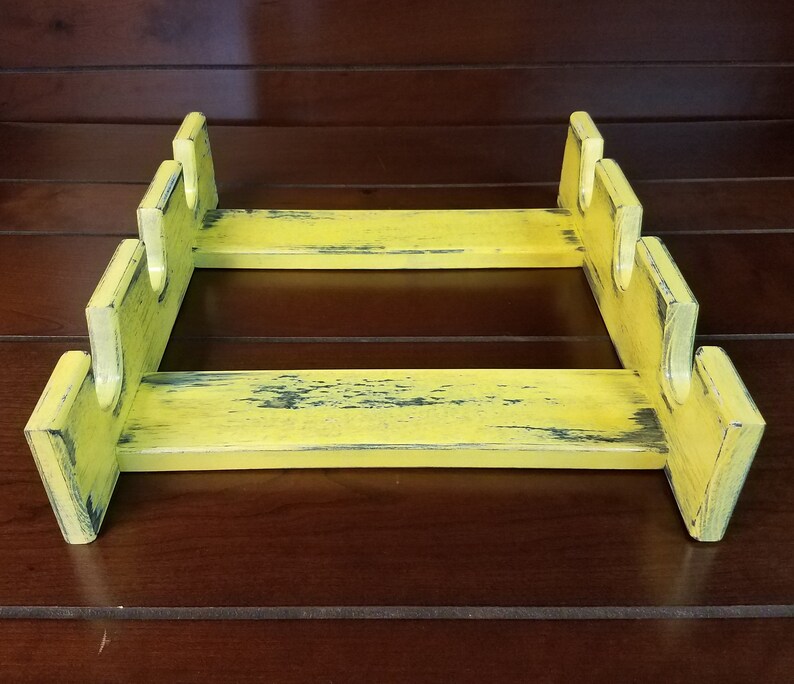 Yellow Rolling Pin Rack With Three Slots Multiple Rolling - Etsy
