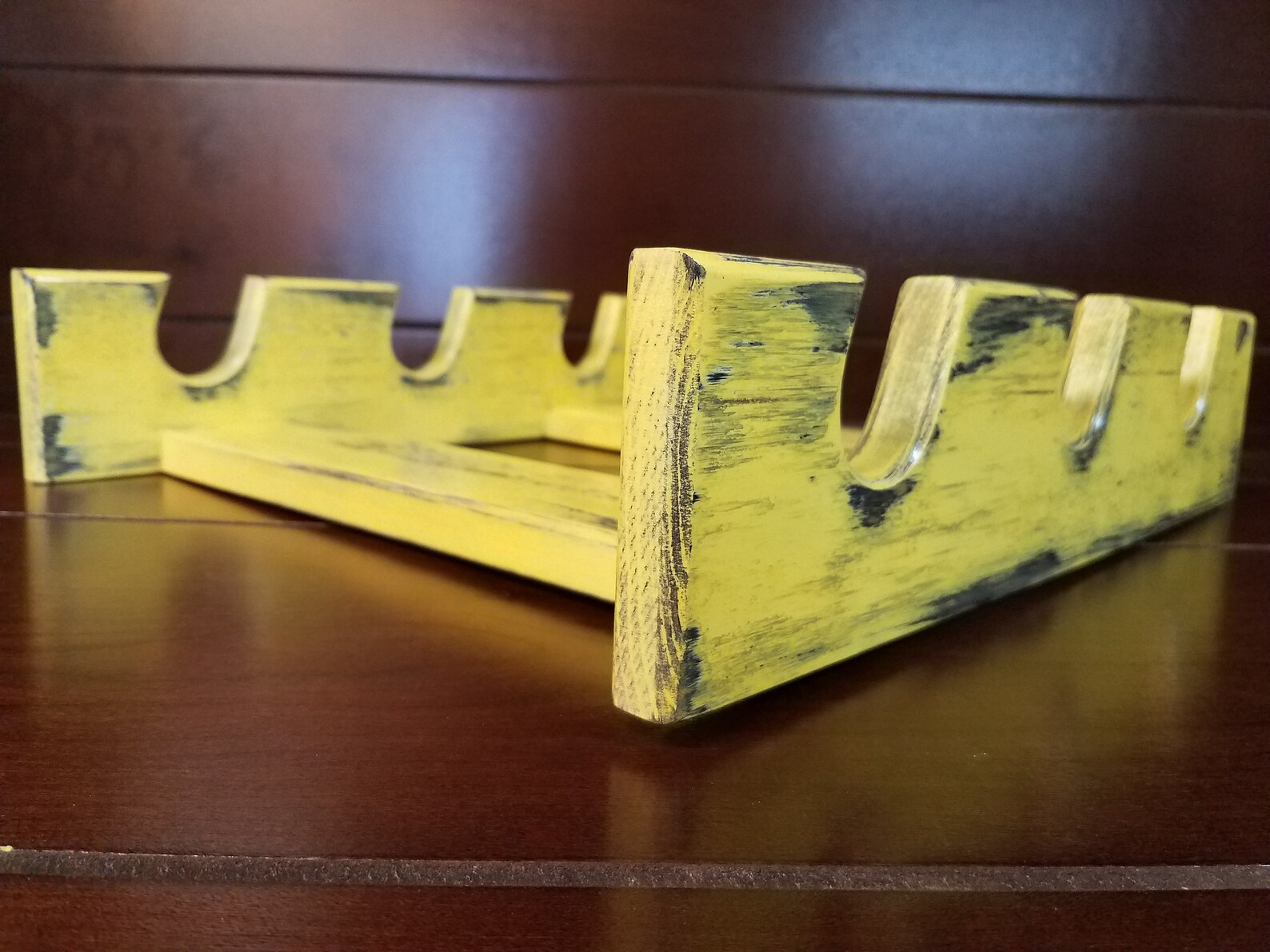 Yellow Rolling Pin Rack With Three Slots Multiple Rolling - Etsy