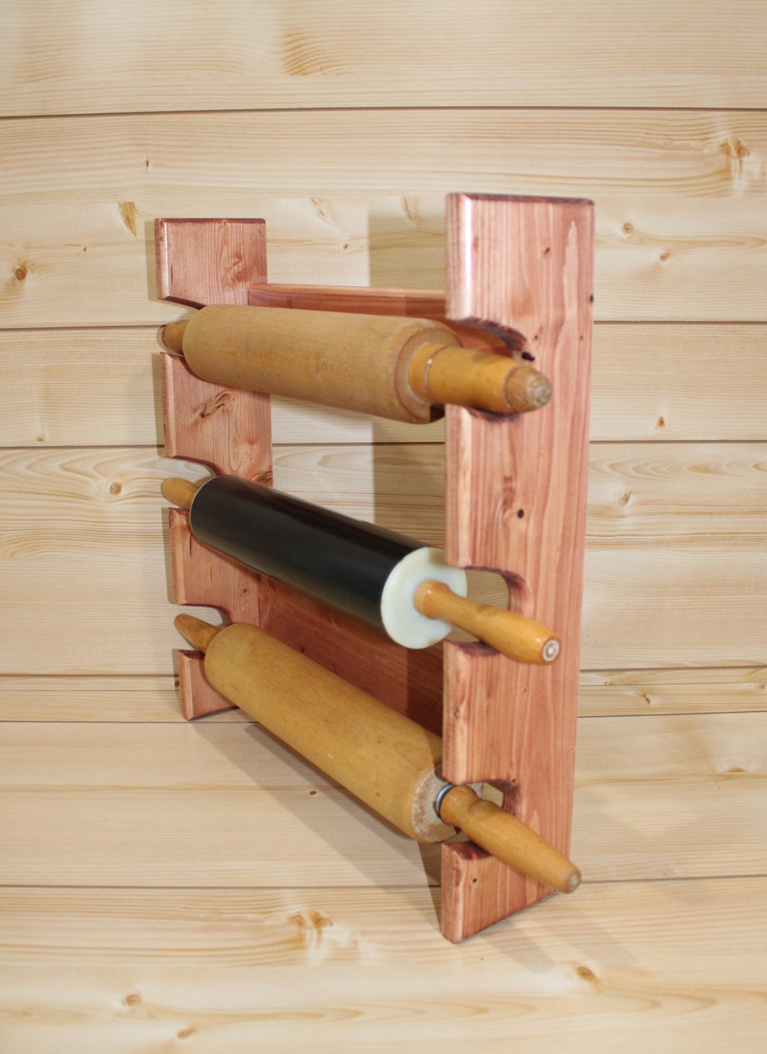 Rolling Pin Rack With Three Slots Multiple Rolling Pin Rack Rolling Pin ...