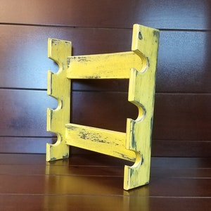 Yellow Rolling Pin Rack With Three Slots Multiple Rolling Pin Rack ...