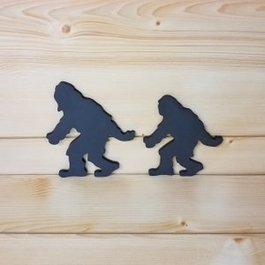 Bigfoot Couple - Sasquatch Couple - Bigfoot Wall Art - Sasquatch Wall ...