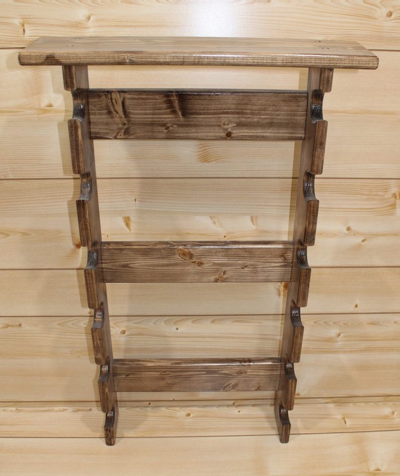 Rolling Pin Rack With Shelf Provincial Rolling Pin Rack With - Etsy