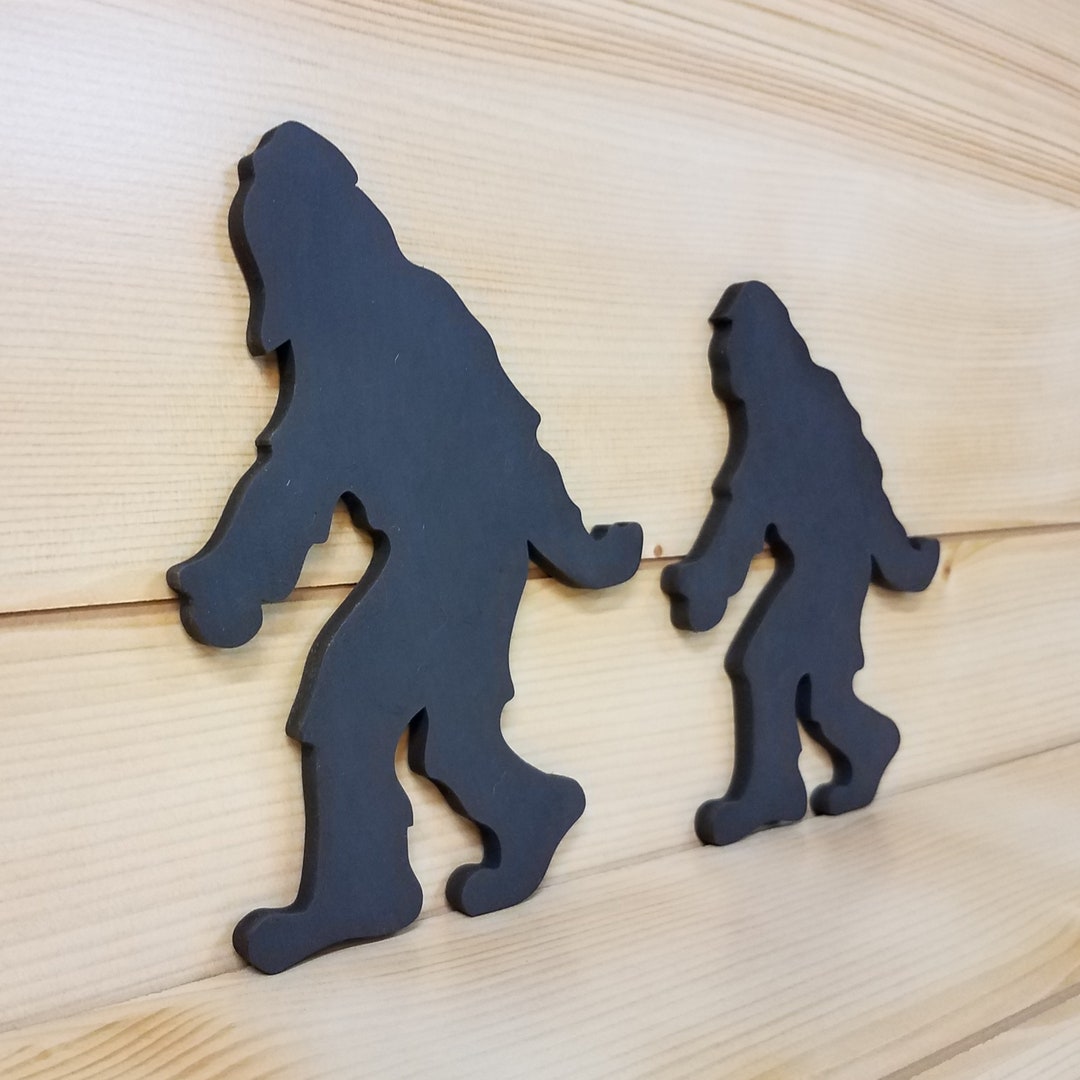 Bigfoot Couple - Sasquatch Couple - Bigfoot Wall Art - Sasquatch Wall ...