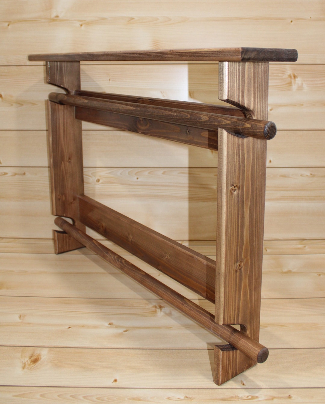 Quilt Rack - Wooden Quilt Rack - Quilt Rack With Shelf - Afghan Rack ...