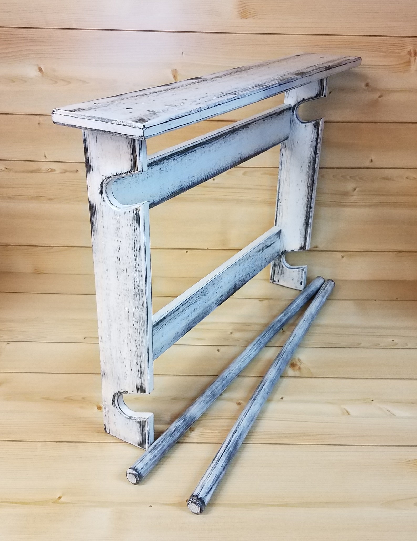 Quilt Rack Antique White Quilt Rack Wood Quilt Rack - Etsy