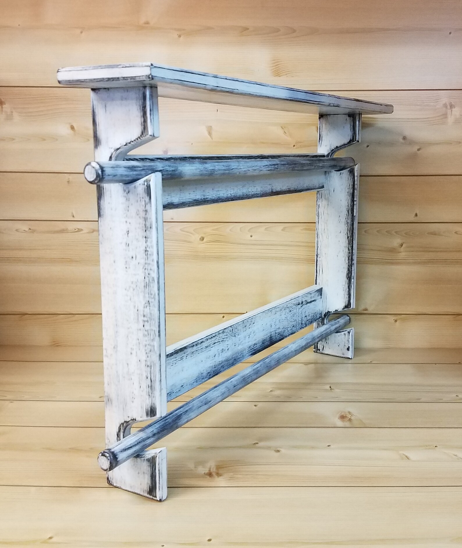 Quilt Rack Antique White Quilt Rack Wood Quilt Rack - Etsy