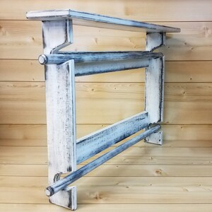 Quilt Rack - Antique White Quilt Rack - Wood Quilt Rack - Quilt Rack ...