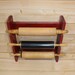 Red Rolling Pin Rack With Three Slots Multiple Rolling Pin Rack Rolling ...