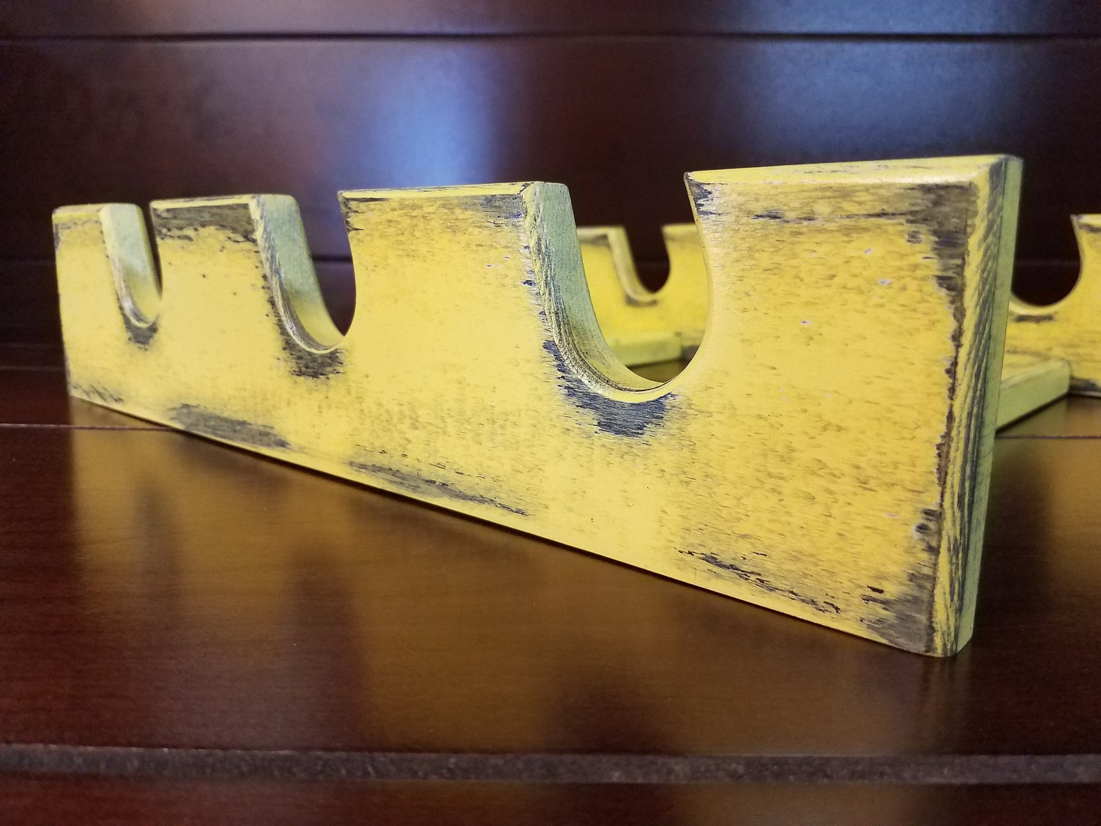 Yellow Rolling Pin Rack With Three Slots Multiple Rolling - Etsy