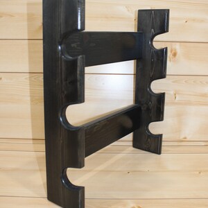 Rolling Pin Rack With Three Slots - Black Rolling Pin Rack - Multiple ...