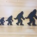 Bigfoot Family of 4 Sasquatch Family of 4 Bigfoot Wall Art Sasquatch ...