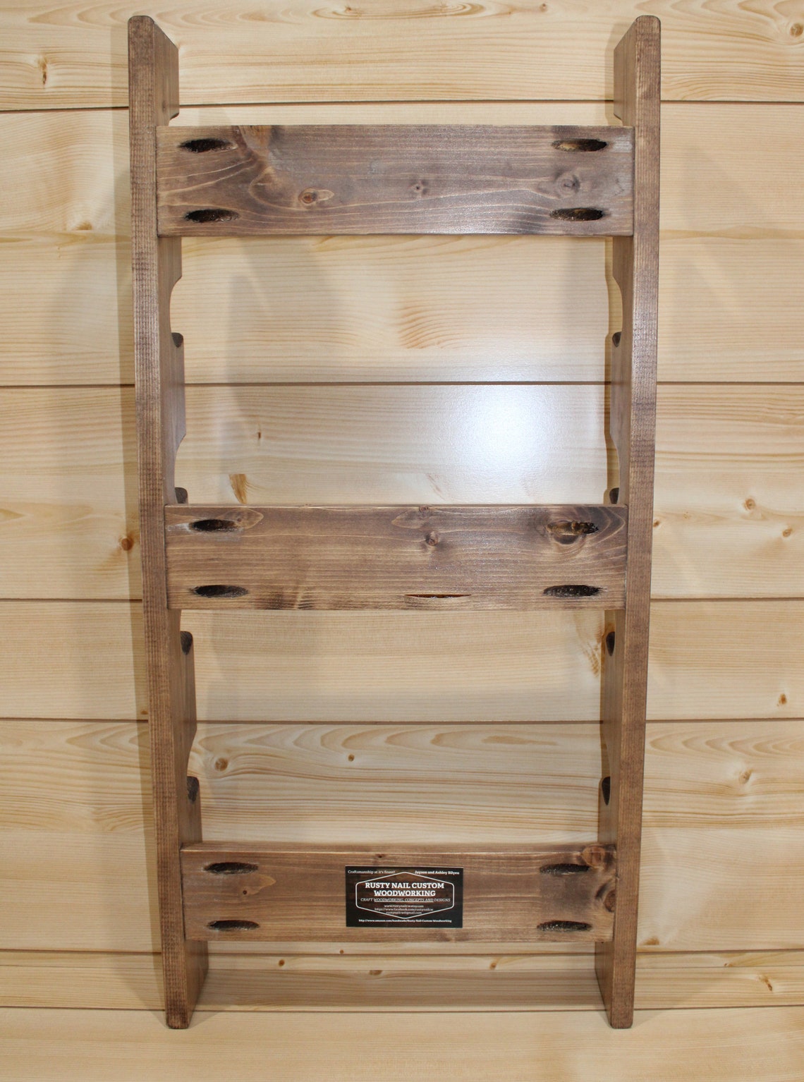 Rolling Pin Rack With Six Slots Multiple Rolling Pin Rack | Etsy