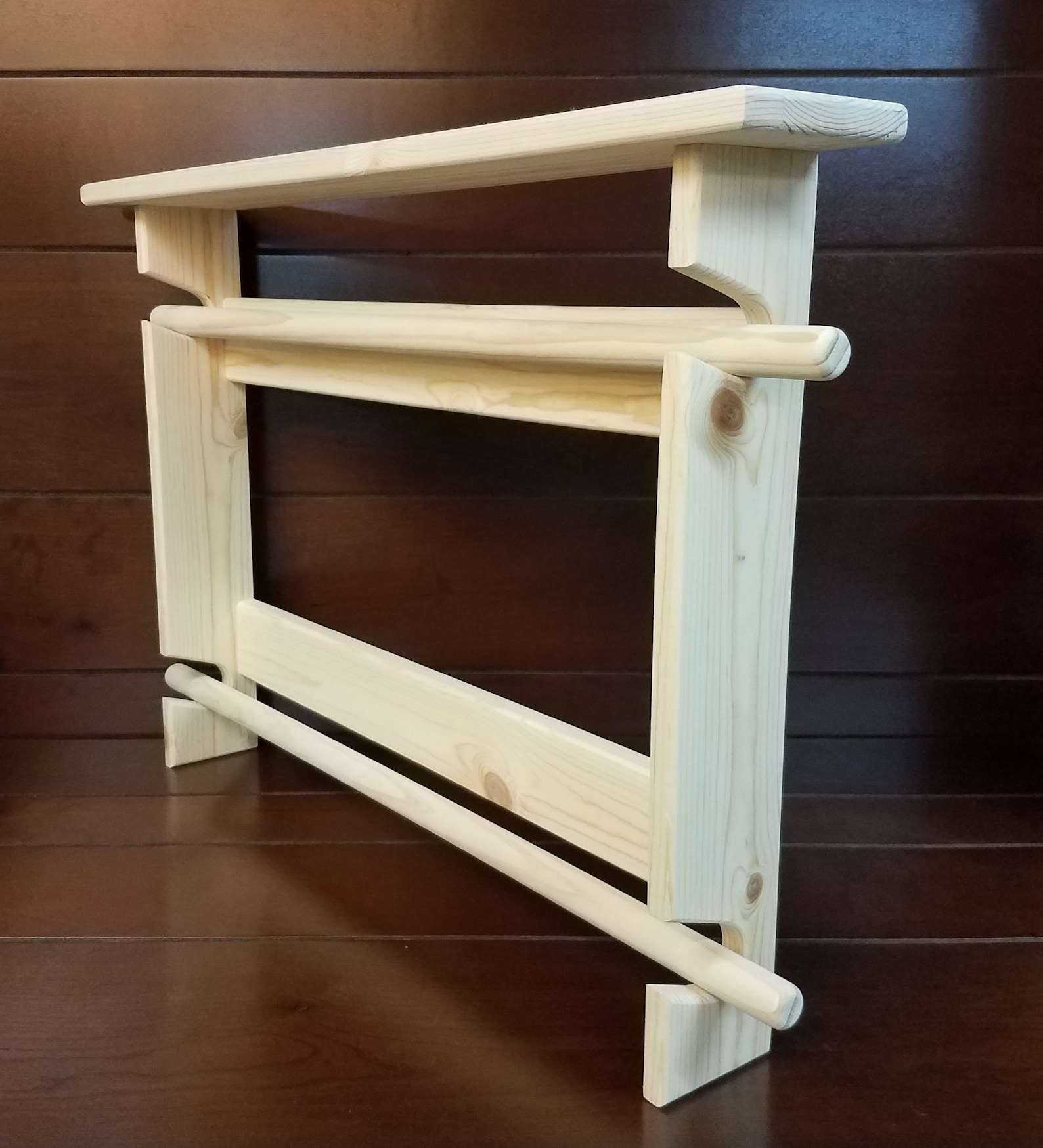 Quilt Rack Wooden Quilt Rack Quilt Rack With Shelf - Etsy