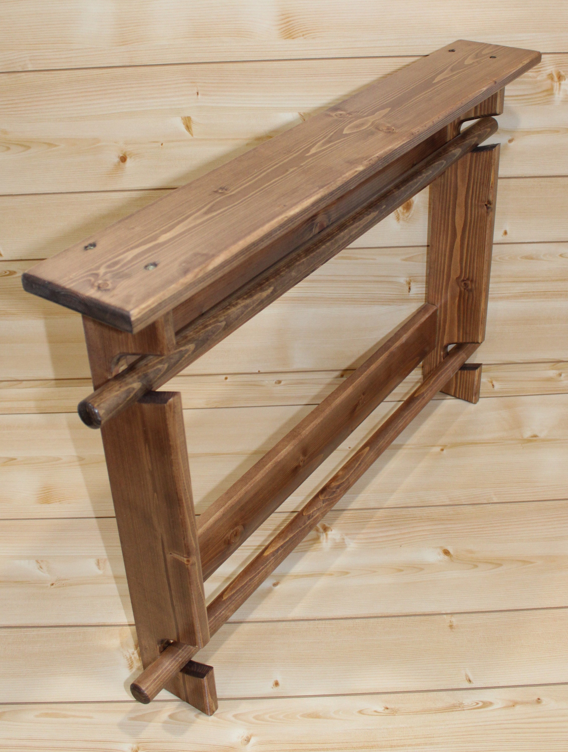 Quilt Rack Wooden Quilt Rack Quilt Rack With Shelf | Etsy