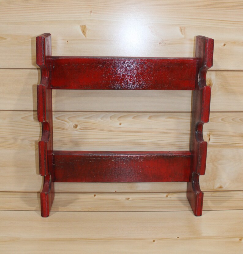 Red Rolling Pin Rack With Three Slots Multiple Rolling Pin - Etsy