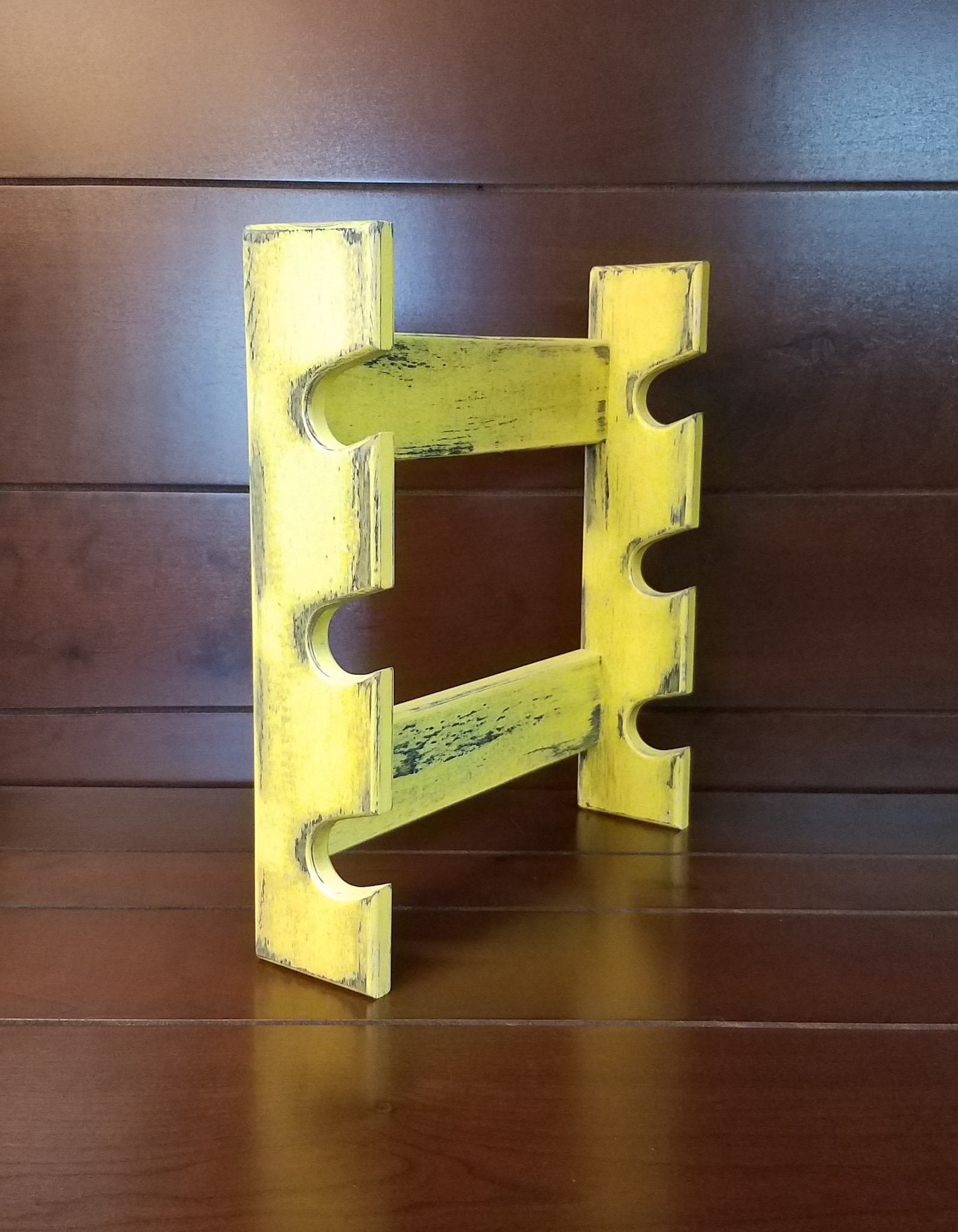Yellow Rolling Pin Rack With Three Slots Multiple Rolling - Etsy
