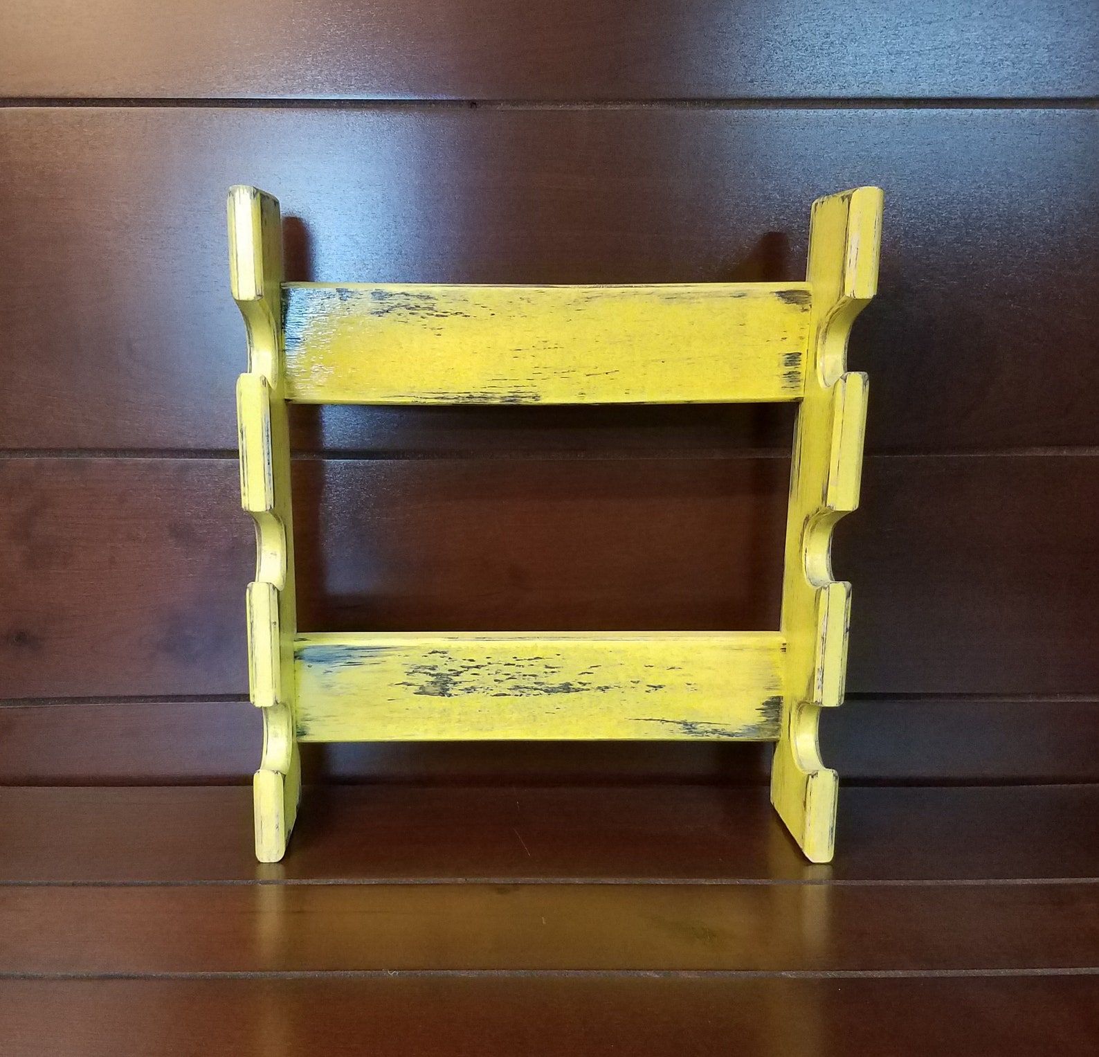Yellow Rolling Pin Rack With Three Slots Multiple Rolling - Etsy