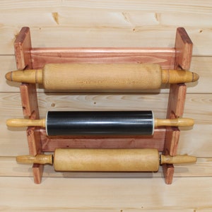 Rolling Pin Rack With Three Slots Multiple Rolling Pin Rack Rolling Pin ...