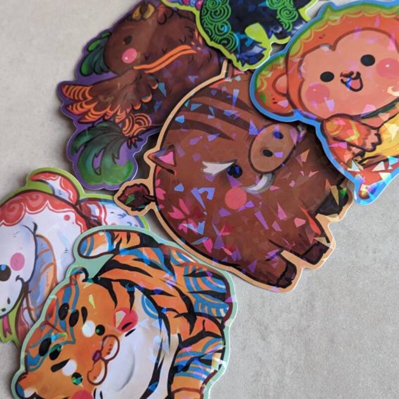 Chinese Stickers - Etsy