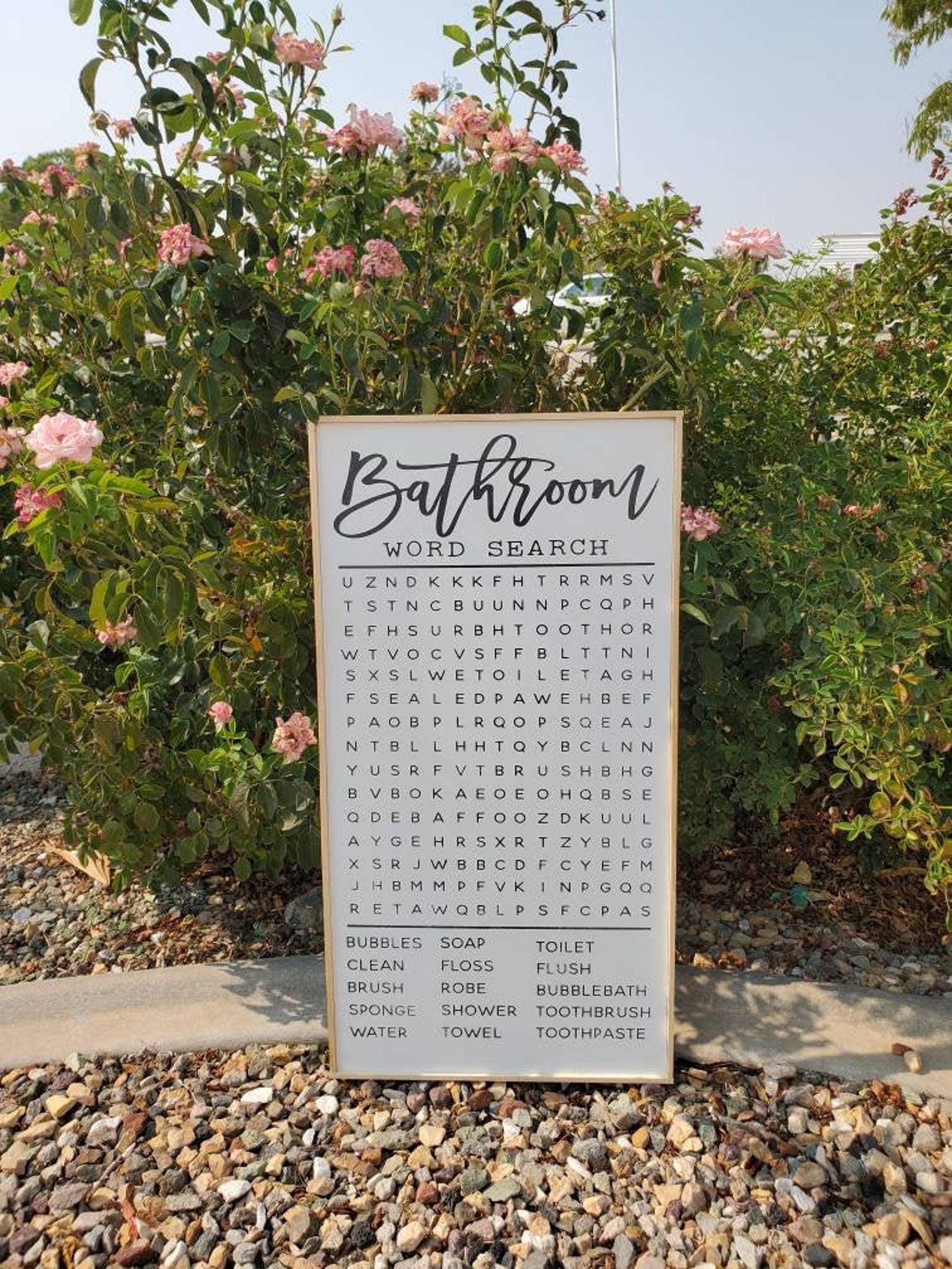 Jumbo Word Search - Etsy