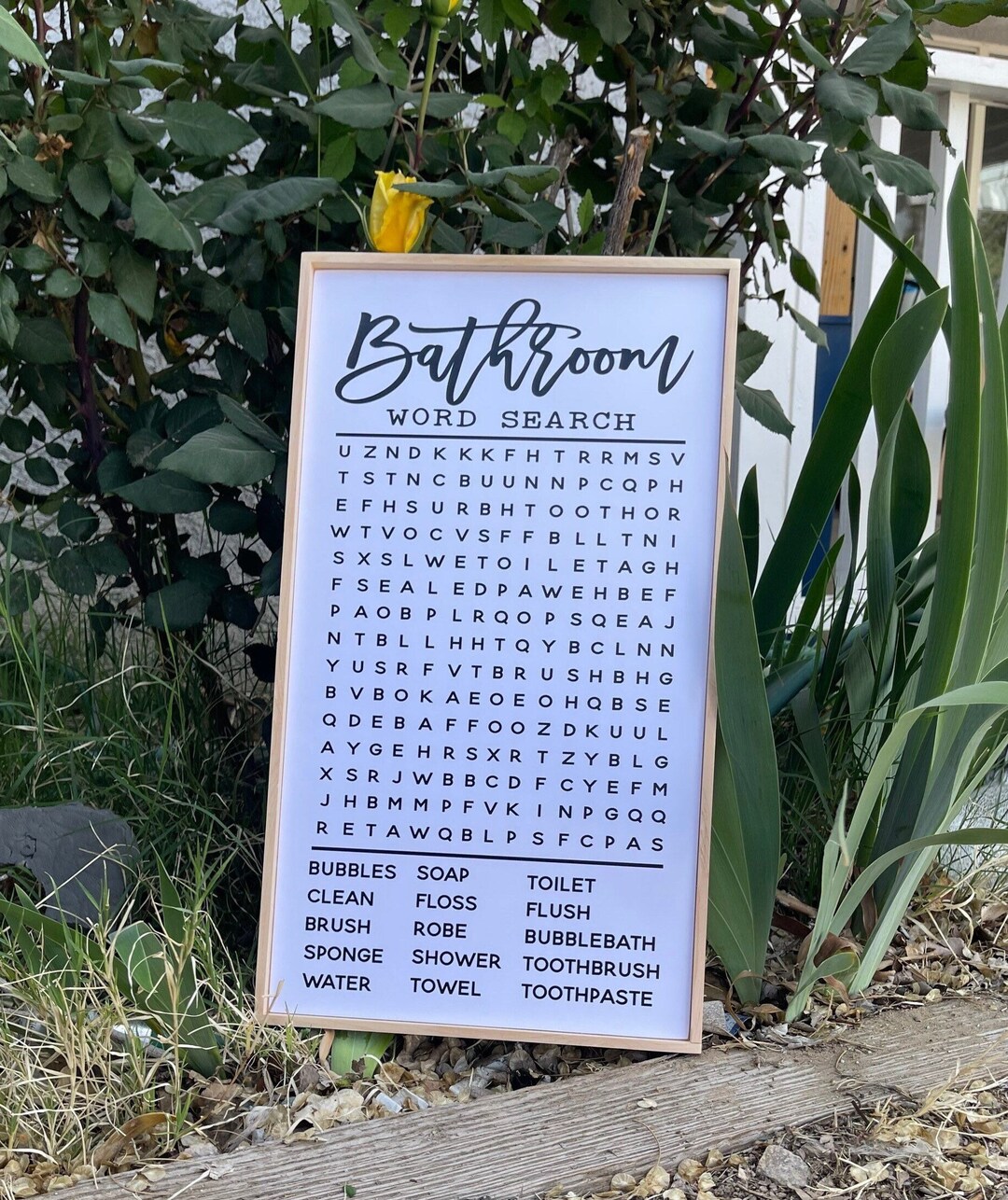 Word Seach Sign - Etsy