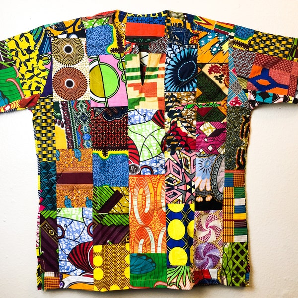 African Print Shirt - Etsy