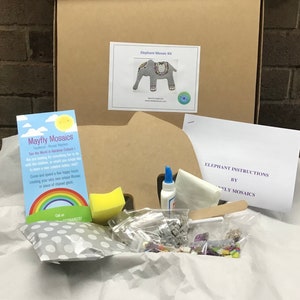 Elephant Mosaic Kit - Etsy