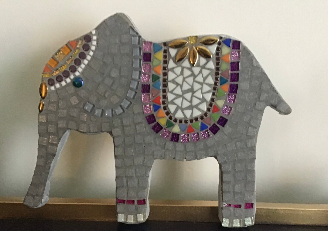 Elephant Mosaic Kit - Etsy