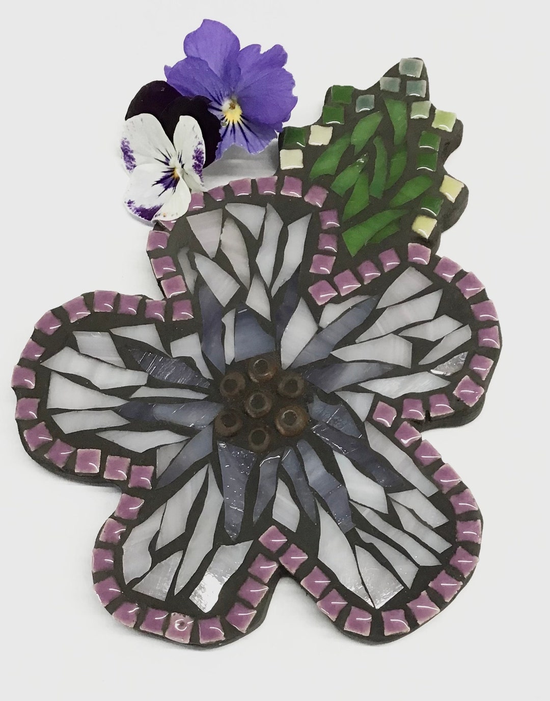 Pansy Flower Mosaic Kit for Beginners - Etsy