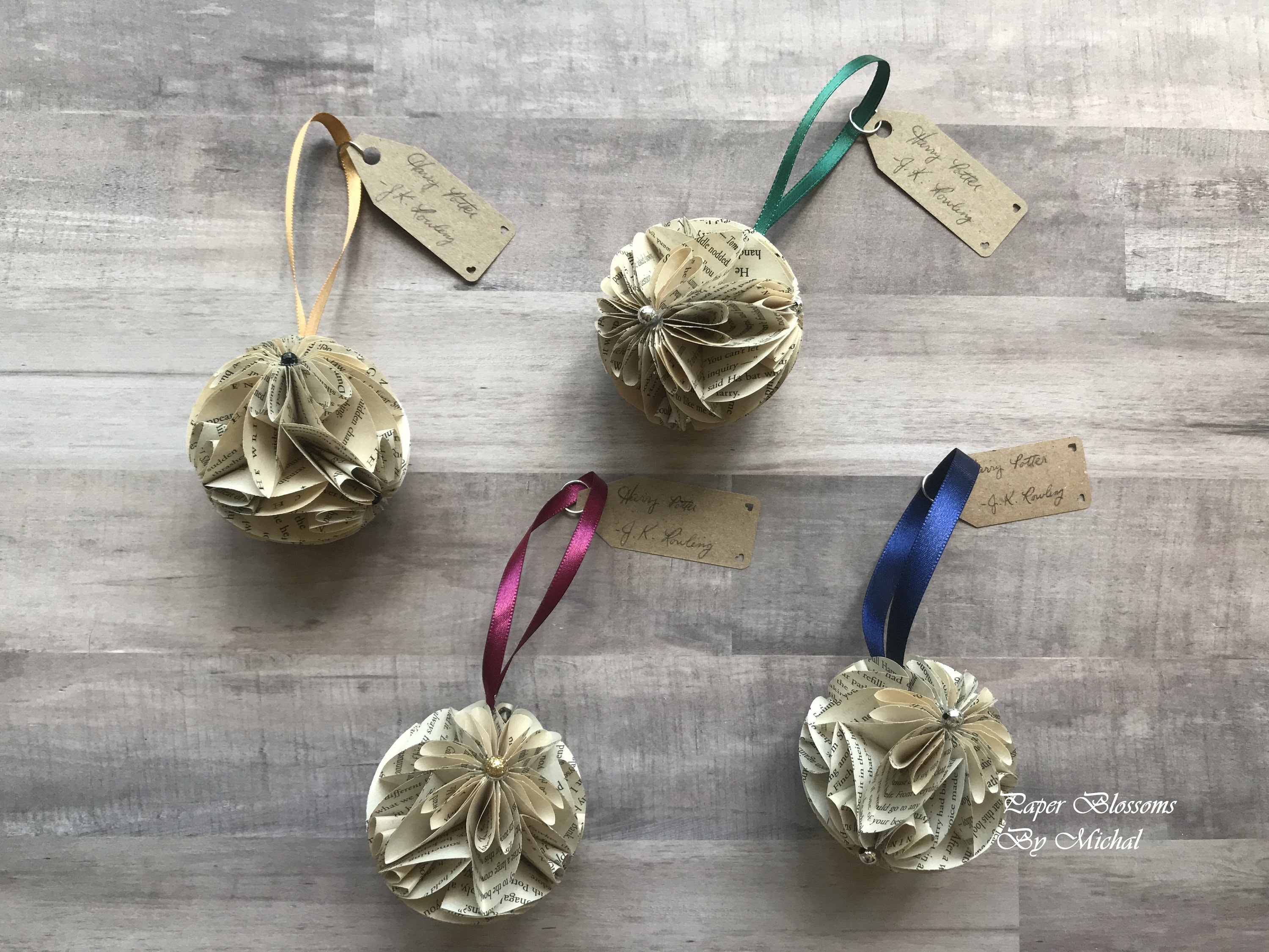 Book Christmas Tree Ornament Reader Ornament Bookworm Gift | Etsy