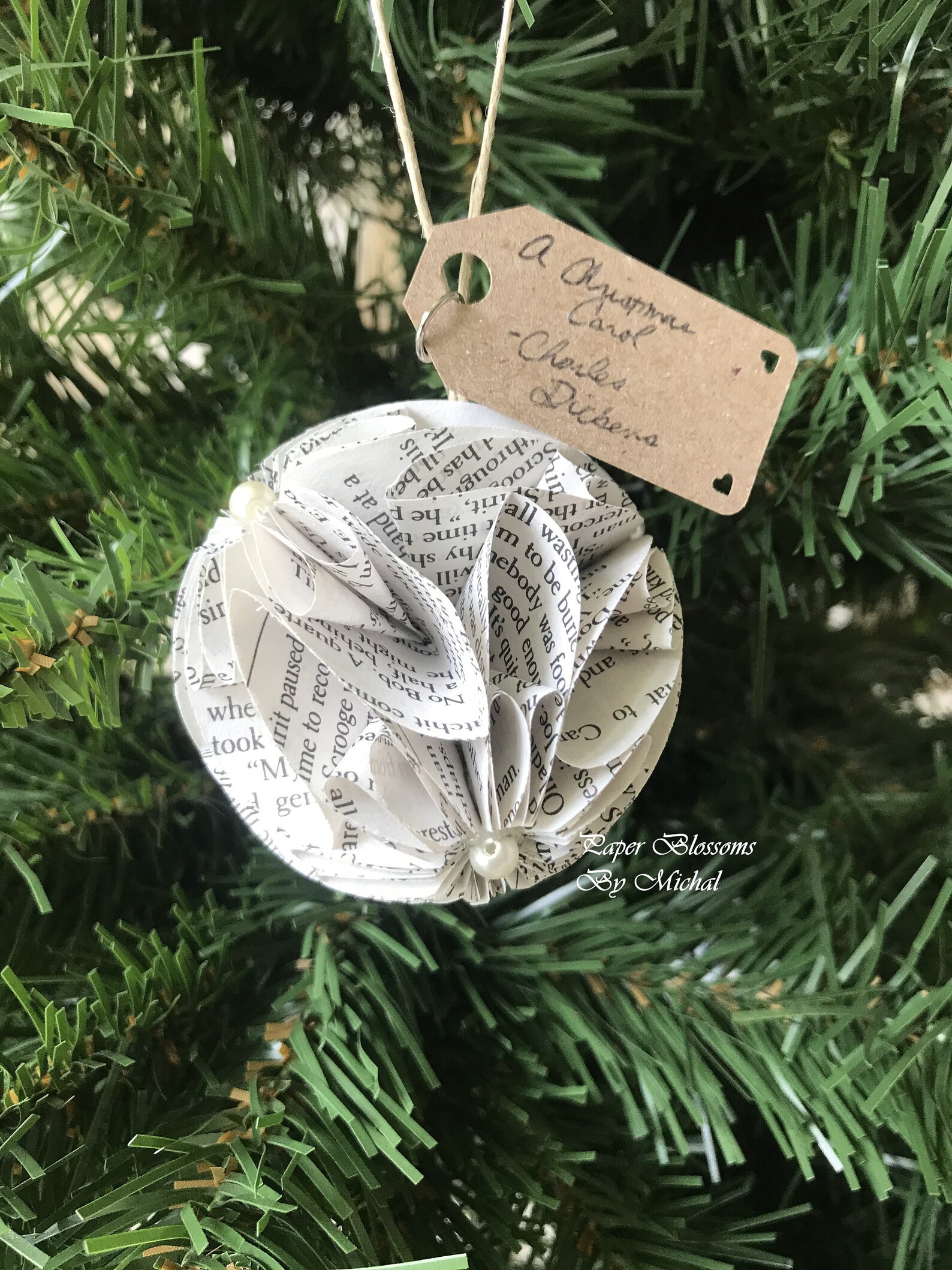 Christmas Carol Ornament Charles Dickens Scrooge Ornament | Etsy