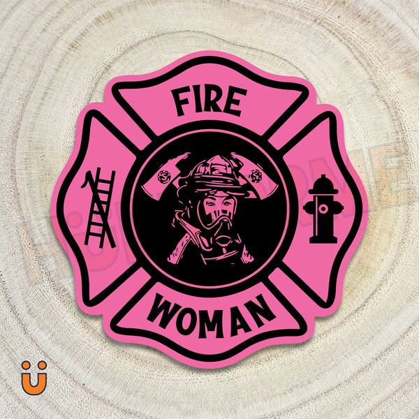 Firefighter Stickers - Etsy