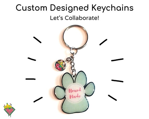 Custom Designed Keychains Personalized Shaped Keychains - Etsy.de