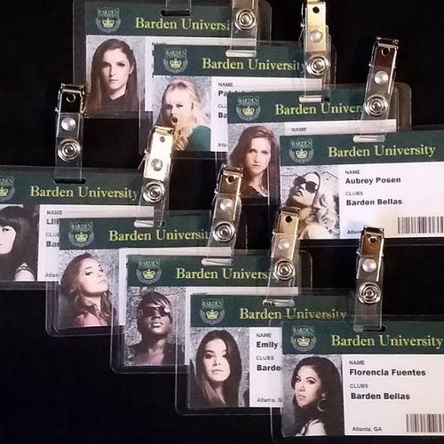 Barden University bella ID Badges Inspired by the - Etsy