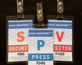 OSCORP Intern ID Badges Inspired by The Amazing Spider-Man | Etsy