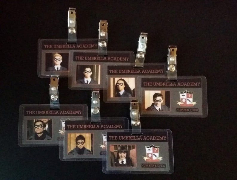 The Umbrella Academy ID Badges Inspired by the Show - Etsy
