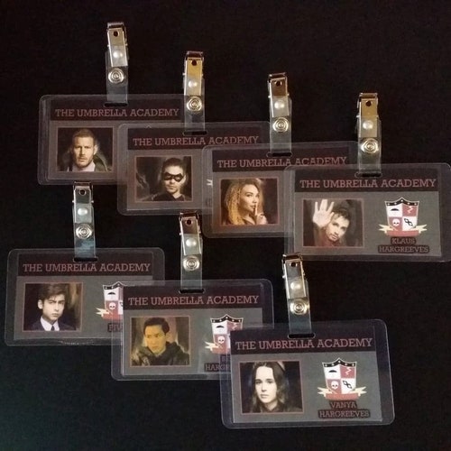 The Umbrella Academy ID Badges Inspired by the Show - Etsy