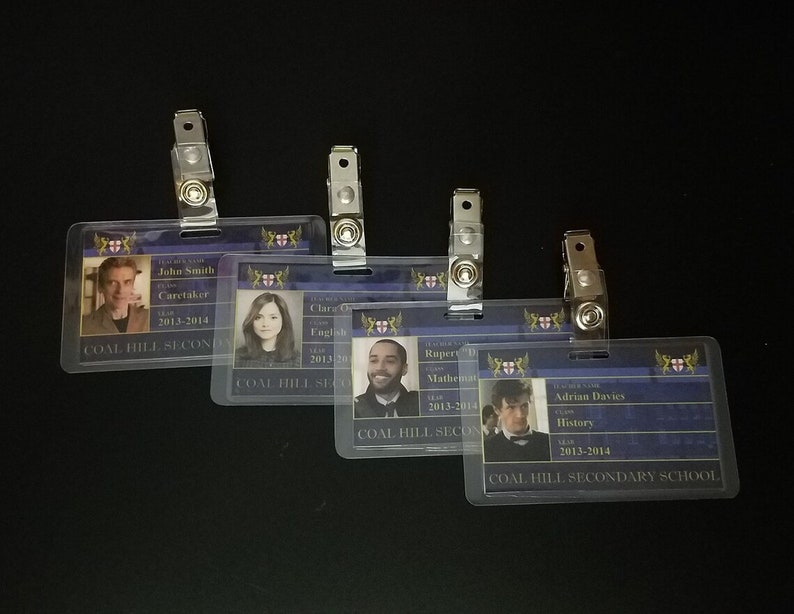 Doctor Who ID Cards for Various Different Characters Inspired by the ...