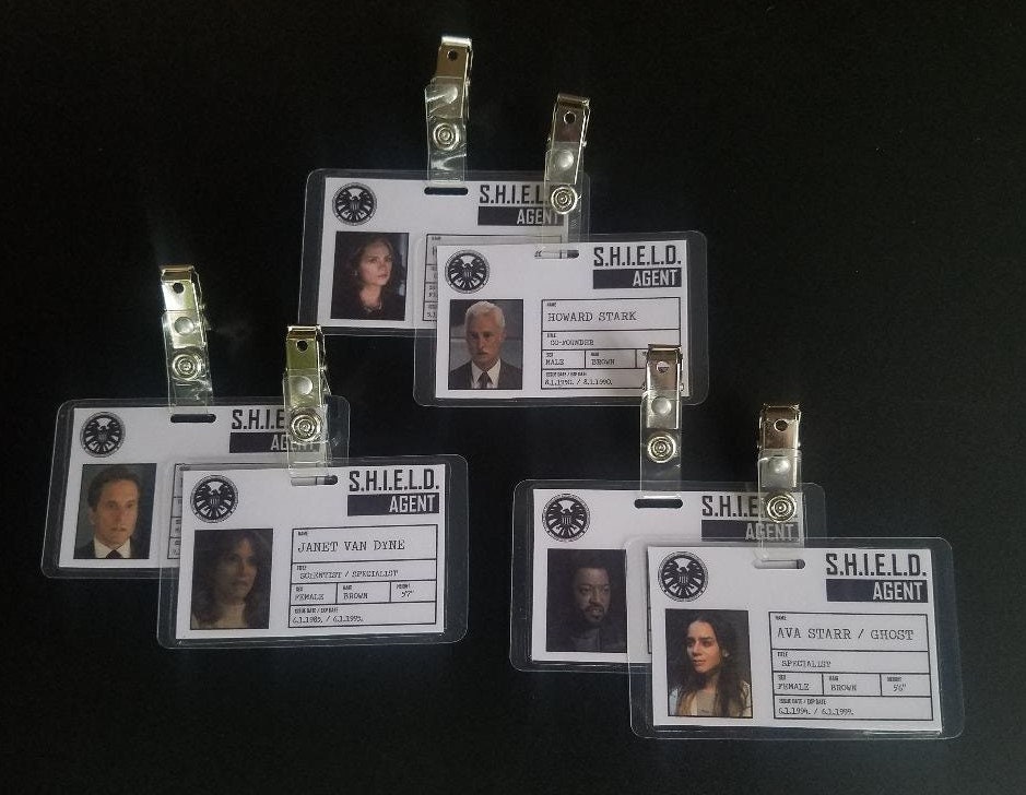 Ant-man and the Wasp Classic Marvel Shield ID Badges | Etsy