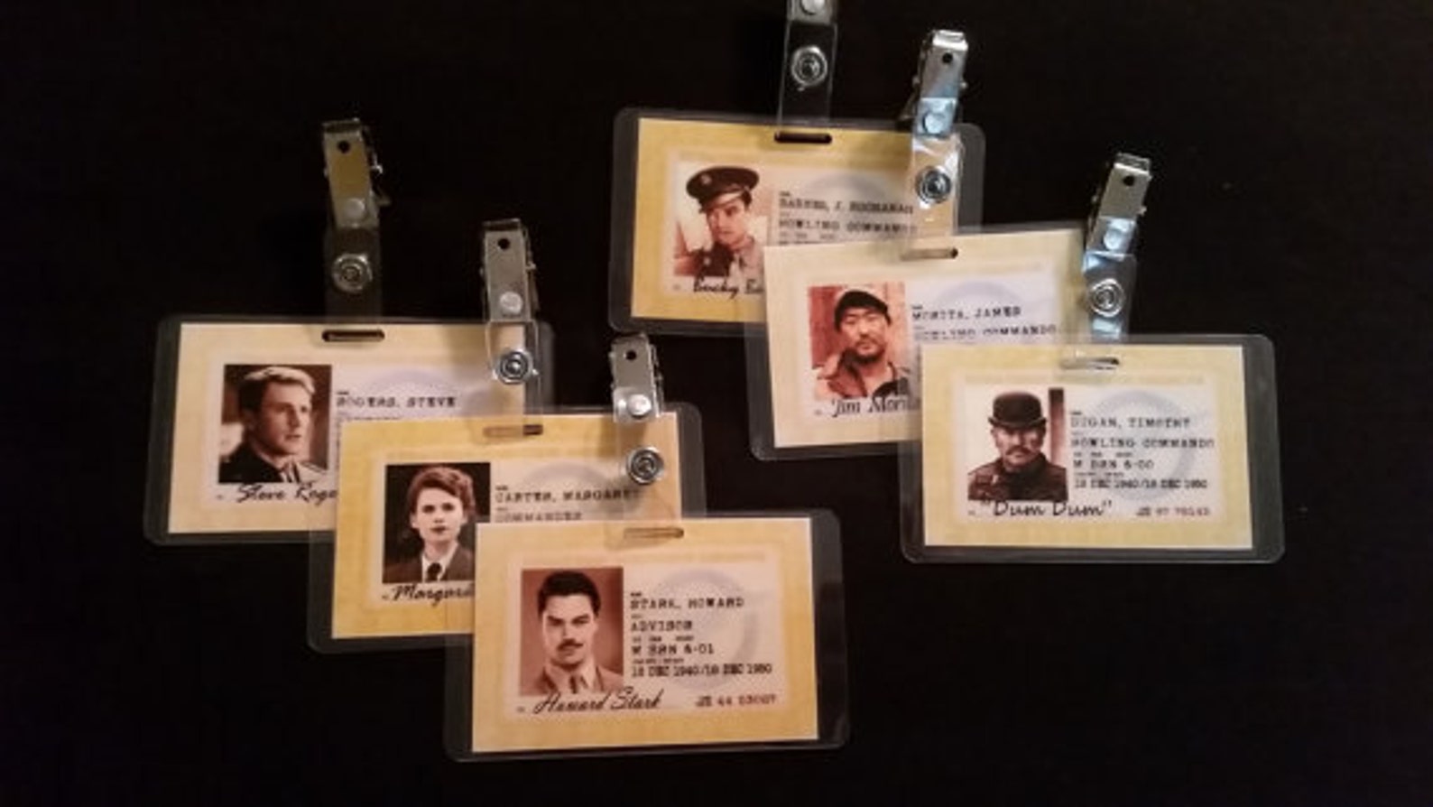 Captain America / Agent Carter SSR ID Badges - Etsy