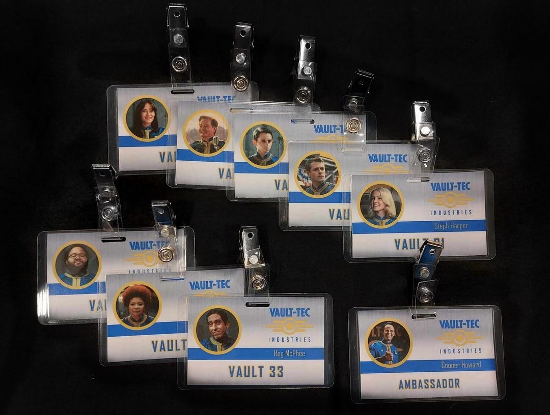 Fallout Vault Tec ID Cards Inspired by the Amazon Original Show - Etsy