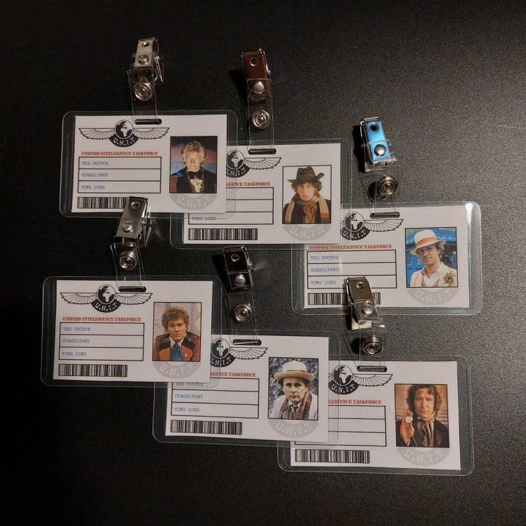 Doctor Who U.N.I.T. ID Cards Inspired by the Show - Etsy