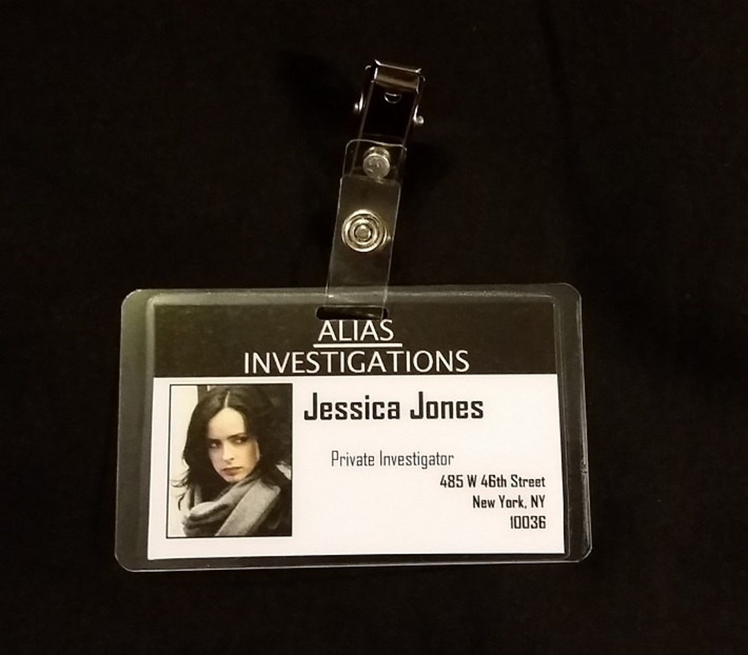 Jessica Jones Alias Investigations ID Badge - Etsy