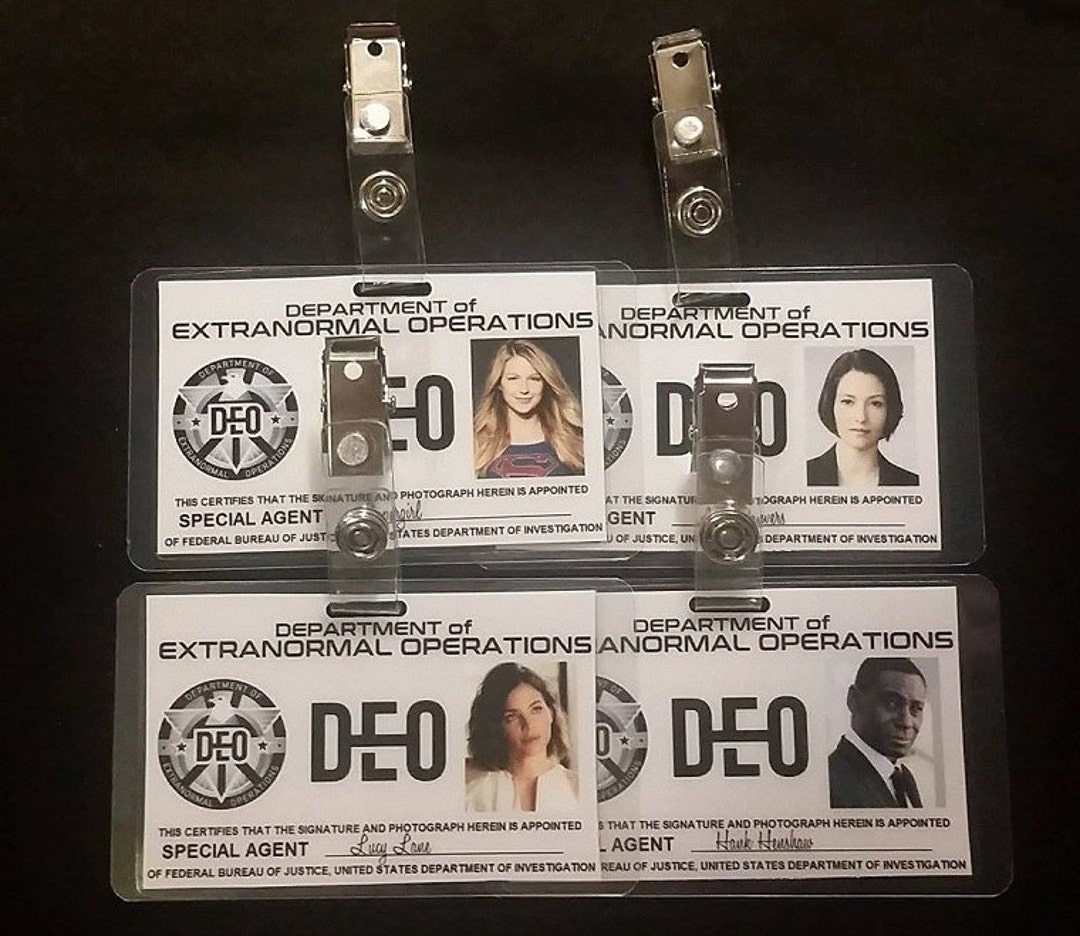 Department of Extranormal Operations (DEO) ID Badges Inspired by ...
