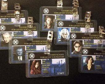 Xavier's School for Gifted Youngsters ID Badges X-Men | Etsy